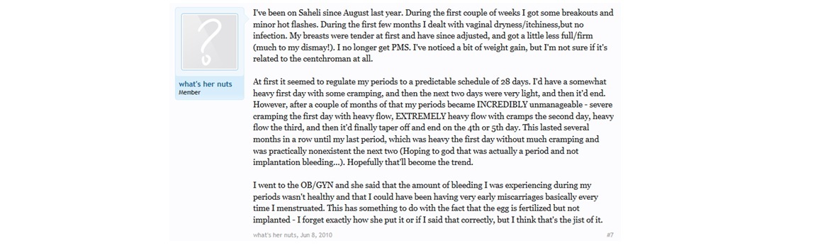 Saheli 30 mg Birth Control Reviews: The World’s First Non-Hormonal ...