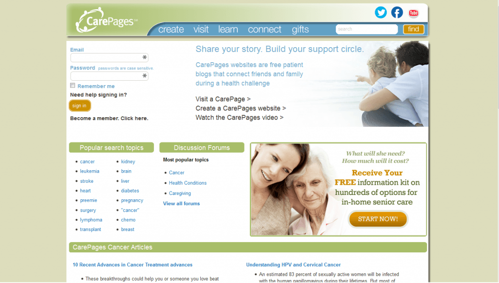 Carepages Reviews – Login With Your Account to Connect with Groups for ...